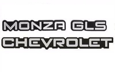Kit Emblemas Monza GLS 91 em diante